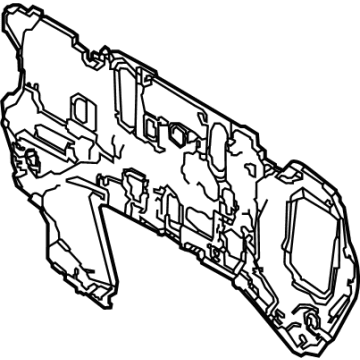 55223-0E100 Genuine Toyota INSULATOR, Dash Pane