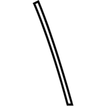 75743-0E040 Genuine Toyota MOULDING, Rear Door Ou