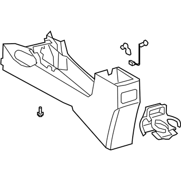 2010 Toyota Corolla Center Console Base