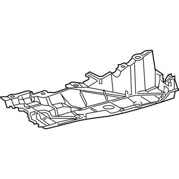 58398-0R060 Genuine Toyota Cover, Floor Under