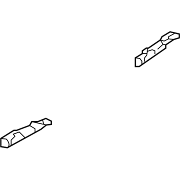 58385-WB001 Genuine Toyota GUSSET, Lower Back Pan