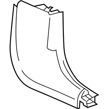 62111-WAA01 Genuine Toyota Board, COWL Side Tri