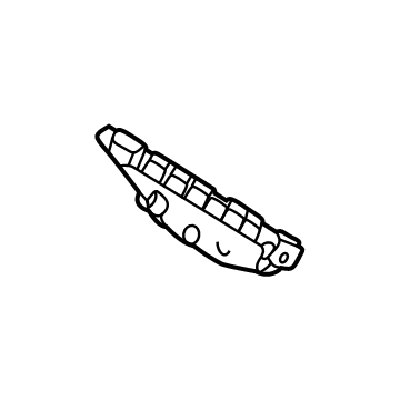 52145-08040 Genuine Toyota Stay, Fr Bumper Side