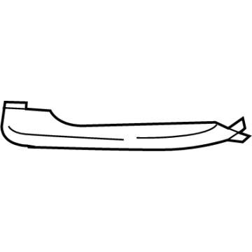 53124-06260 Genuine Toyota MOULDING, Radiator G