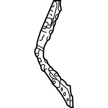 53708-08020 Genuine Toyota GUSSET Sub-Assembly, Front