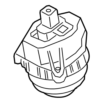 12362-WAA01 Genuine Toyota INSULATOR, Engine Mo