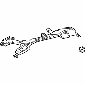 55971-0E090 Genuine Toyota Duct, Side DEFROSTER