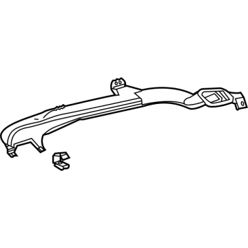 55972-0E090 Genuine Toyota Duct, Side DEFROSTER