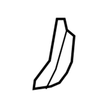 52153-06010 Genuine Toyota Extension, Rear Bumper, LH