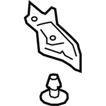 53352-10010 Genuine Toyota Panel, Hood Side, LH