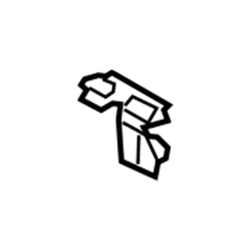 53614-F4010 Genuine Toyota Clamp, Hood Lock Control Cable