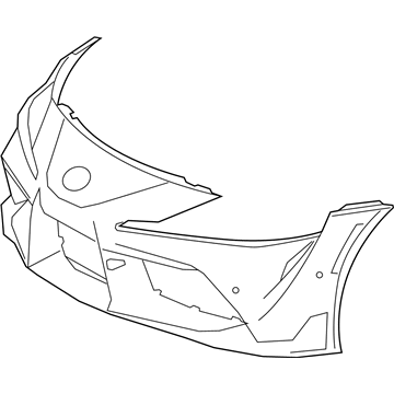 52119-WAA06 Genuine Toyota Cover, Fr Bumper