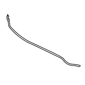 67896-0E020 Genuine Toyota WEATHERSTRIP, Rear Door