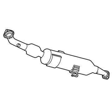 17410-F2010 Genuine Toyota Exhaust Pipe Assembly