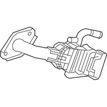 25680-F0010 Genuine Toyota Cooler Assembly, EGR