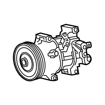 Toyota Corolla A/C Compressor - Guaranteed Genuine Toyota Parts