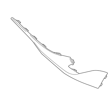 76854-WAA01 Genuine Toyota RETAINER, Fr Spoiler