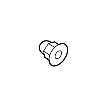 90176-A0004 Genuine Toyota Nut, Cap
