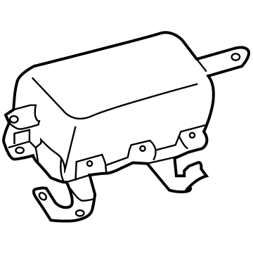 73960-0A110 Genuine Toyota AIR BAG ASSY, INSTR