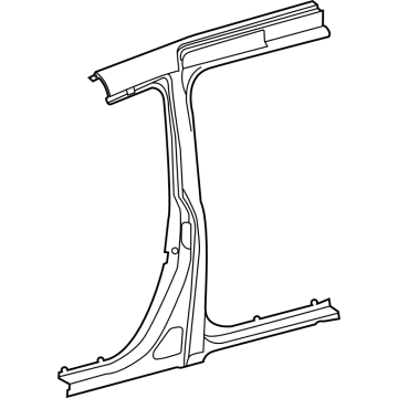 61312-08050 Genuine Toyota Pillar, Ctr Body, Ou