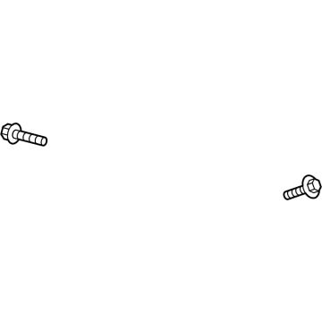 90118-WA129 Genuine Toyota Star-Socket Screw