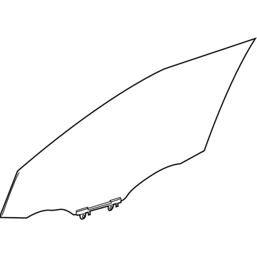 68101-0E110 Genuine Toyota Glass Sub-Assembly, Fr D