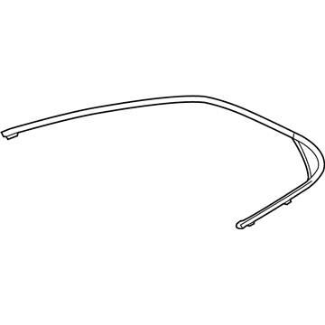 75707-06030 Genuine Toyota MOULDING Sub-Assembly, R