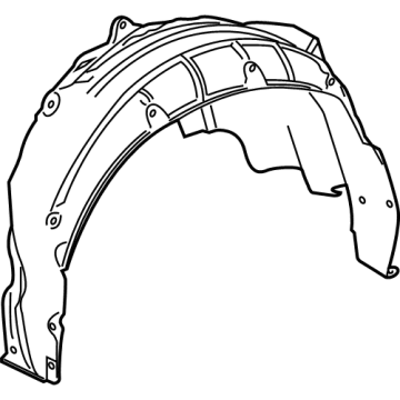 65637-06300 Genuine Toyota Liner, Rear Wheel HOUS