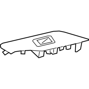 74272-0A040 Genuine Toyota PANEL, RR DOOR ARMRE