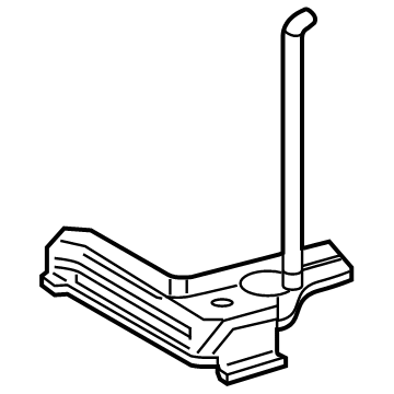 74405-02010 Genuine Toyota Clamp Sub-Assembly, BATT
