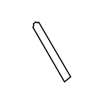 75766-0R010 Genuine Toyota MOULDING, Rr Door Wi