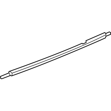 75740-0R050 Genuine Toyota MOULDING Assembly, Rr Do