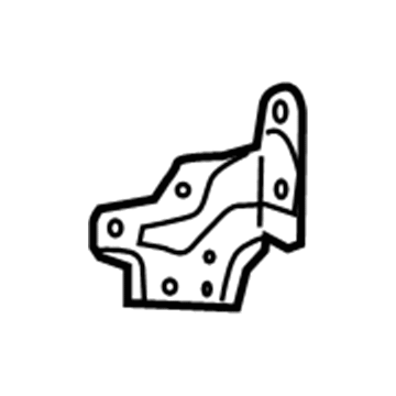 53803-47030 Genuine Toyota Bracket Sub-Assembly, Front