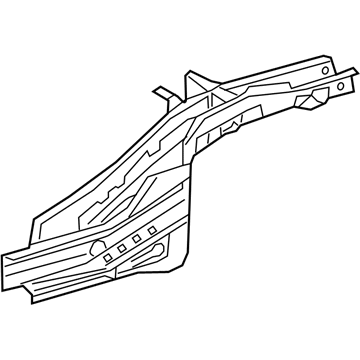 57602-12C50 Genuine Toyota Member Sub-Assembly, Rear