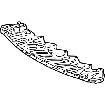 52618-52110 Genuine Toyota ABSORBER, Front Bumper