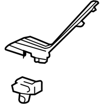 53866-0D210 Genuine Toyota Seal, Front Fender To COWL Side