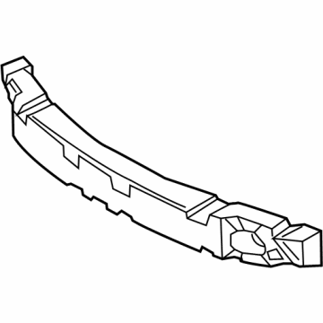 52611-0A060 Genuine Toyota ABSORBER, FR BUMPER
