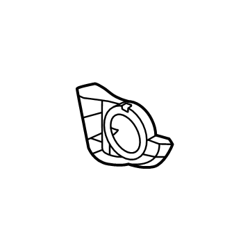 81481-0A110 Genuine Toyota COVER, FOG LAMP, RH