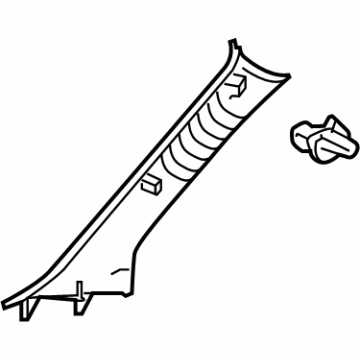 62220-0E130-B1 Genuine Toyota GARNISH Assembly, Fr PIL