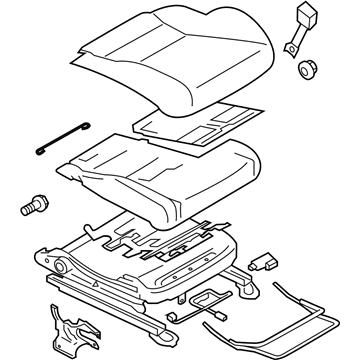 SU003-07737 Genuine Toyota Cushion Ay OCPANT