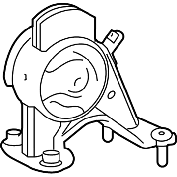 12371-36190 Genuine Toyota INSULATOR, Engine Mounting