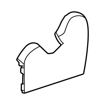 71833-08070-C0 Genuine Toyota Cover, Rr Seat RECLI