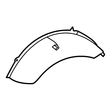 61608-WAA01 Genuine Toyota Panel Sub-Assembly, Qtr