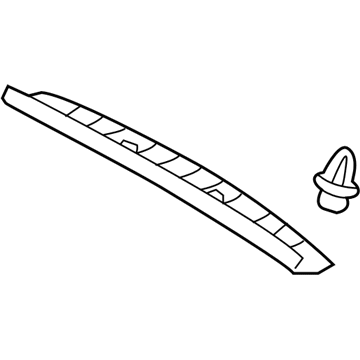 64783-0E060-B0 Genuine Toyota Trim, Back Window Panel