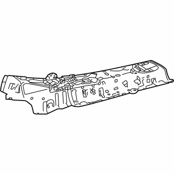 58013-0E080 Genuine Toyota Panel Sub-Assembly, Fr F