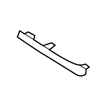 53124-0R040 Genuine Toyota MOULDING, Radiator G