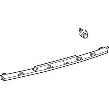 Rear Moulding - 2022 Toyota Avalon