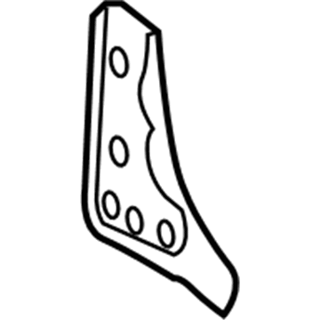 53814-21020 Genuine Toyota Extension, Front Fender