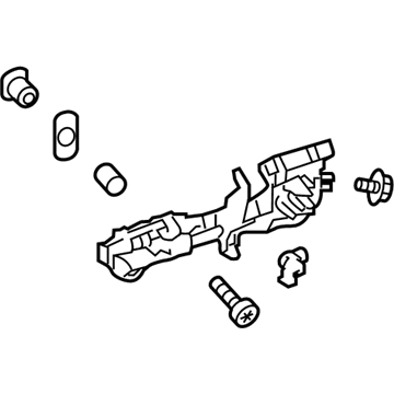 69202-0E100 Genuine Toyota Frame Sub-Assembly, Fr D