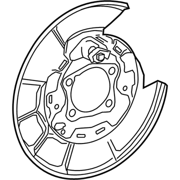46503-06110 Genuine Toyota Plate Sub-Assembly, Park